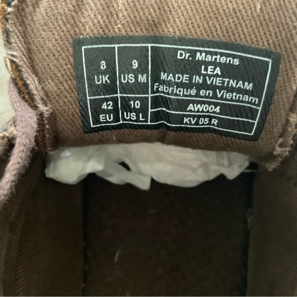 Dr. Martens | Shoes | Dr Martens Lea Brown Leather Boots Size 9 Nice ...